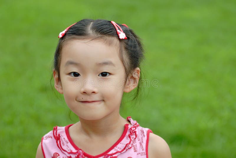 Chinese child smile stock image. Image of beauty, black - 833649