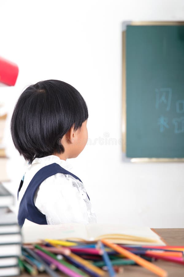Chinese Children in the Class Stock Image - Image of girl, counseling ...