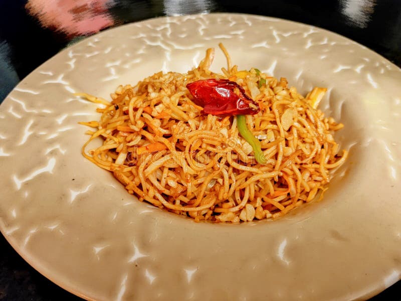 Chinese chilly noodle stock photo. Image of cuisine - 158659836