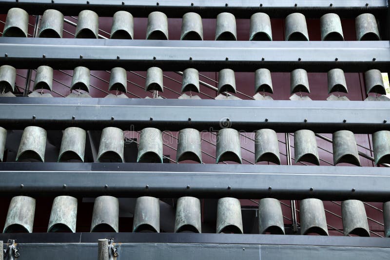 Chinese chimes stock photo. Image of percussion, inscriptions - 171335232