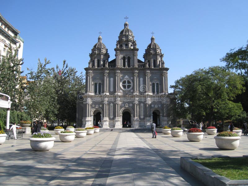 Chinese church in beijing editorial image. Image of churches - 20817435