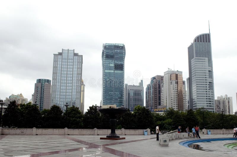 Chinese city - Shanghai stock photo. Image of shanghai - 6131106