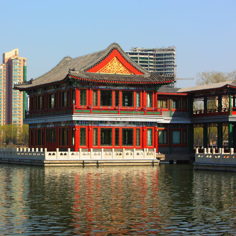 Chinese classic building stock image. Image of building - 10997053