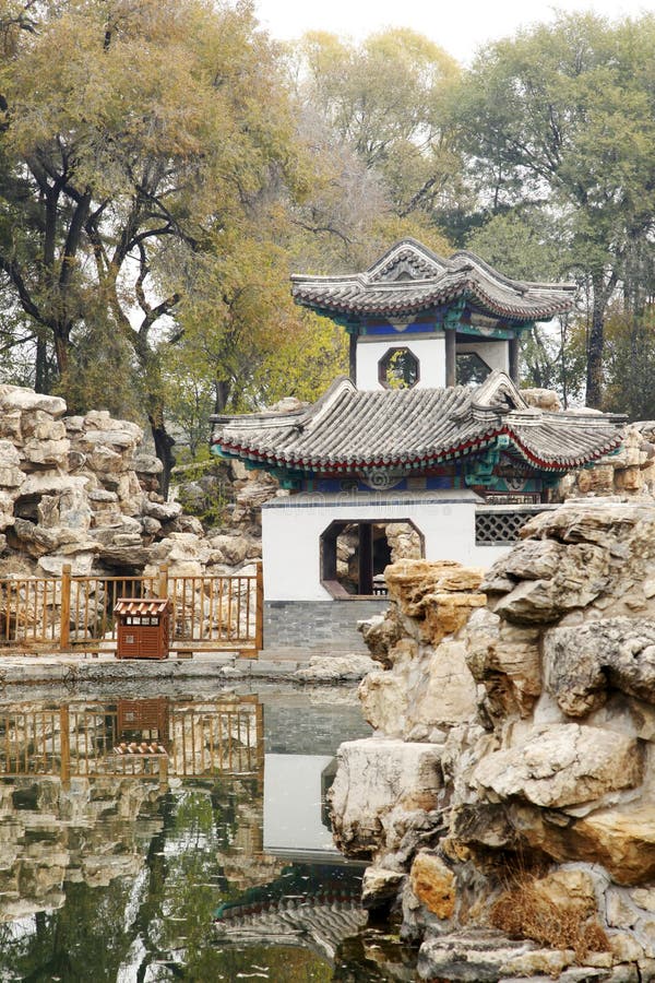 Chinese Classical Garden Walls Stock Photo - Image of beautiful, palace ...