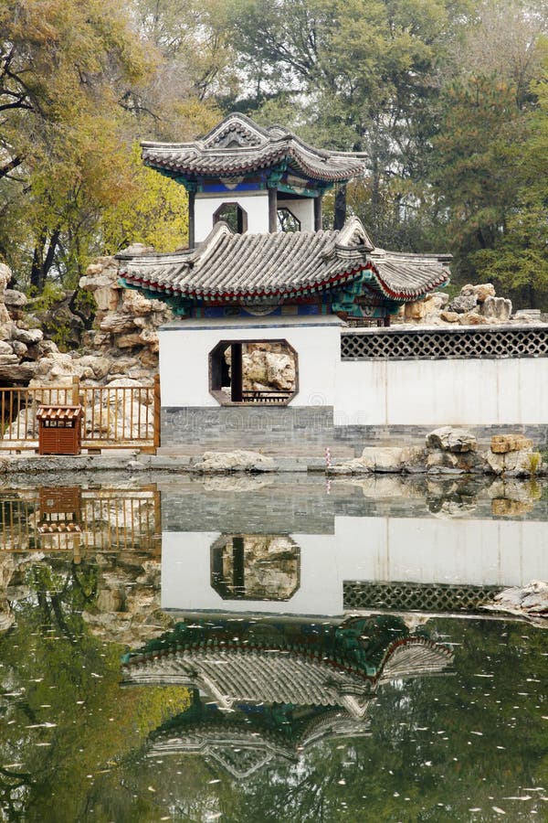 Chinese classical garden stock photo. Image of garden - 46126776