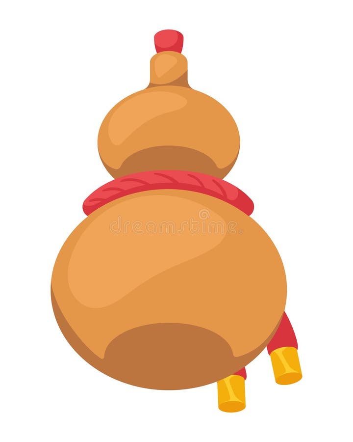 Chinese clay pot stock vector. Illustration of color - 264385019