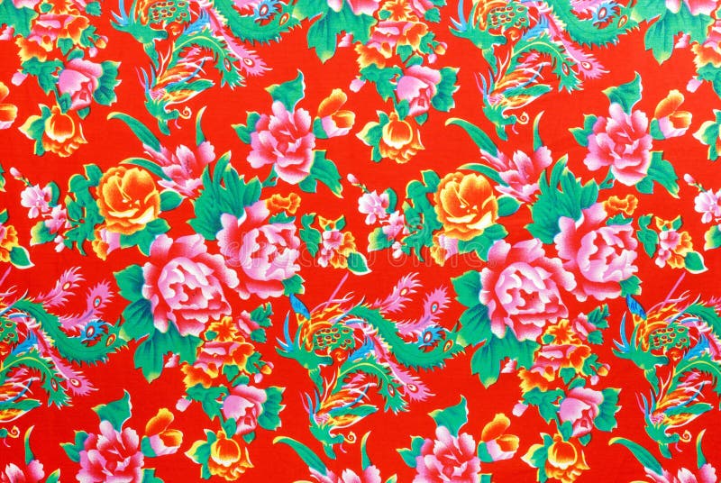 Traditional Chinese Fabric Sample Stock Image - Image of beautiful ...