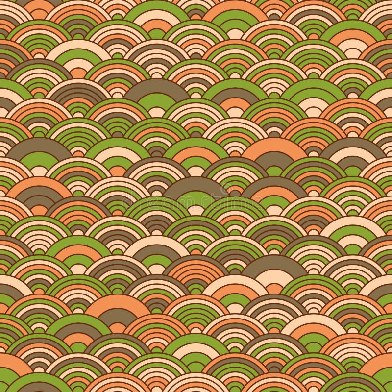 Chinese Cloud or River Seamless Pattern Vector. Traditional Asian ...