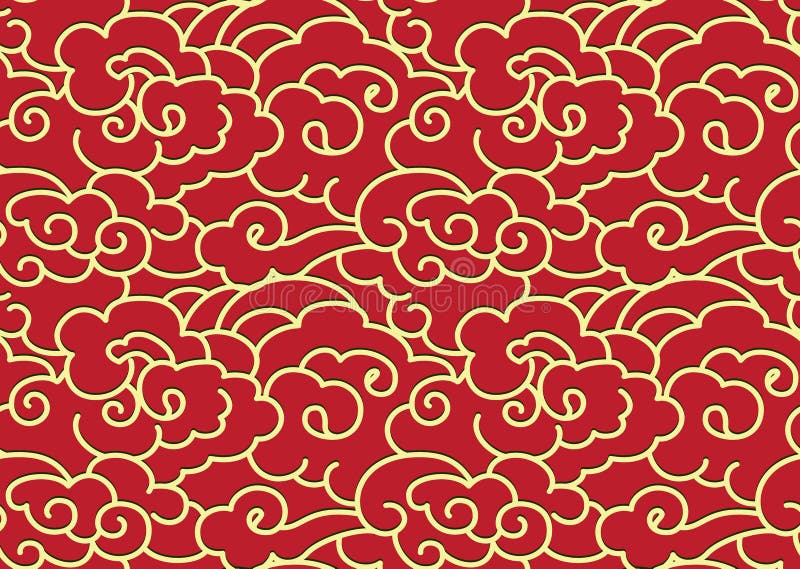 Chinese clouds stock vector. Illustration of cloud, clouds - 45513144