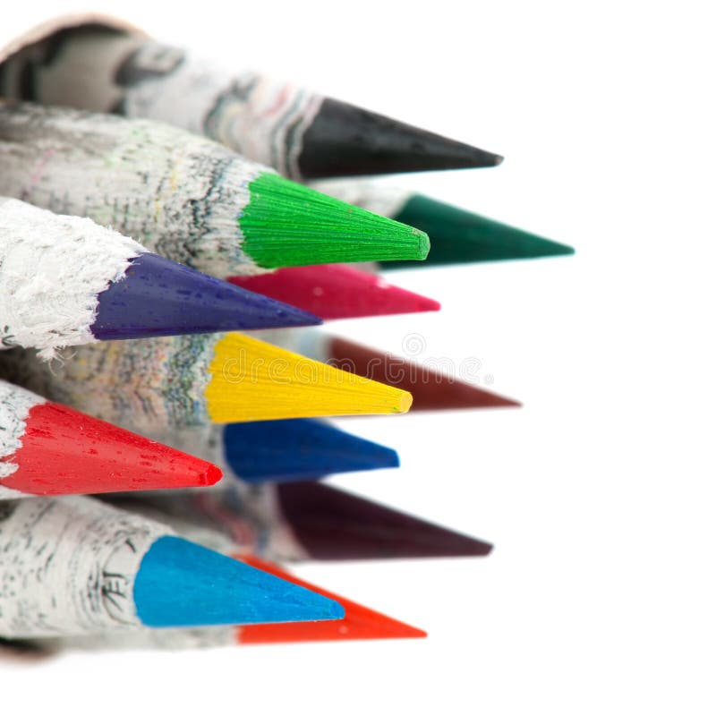 Chinese color pencils stock photo. Image of color, recycling - 10977504