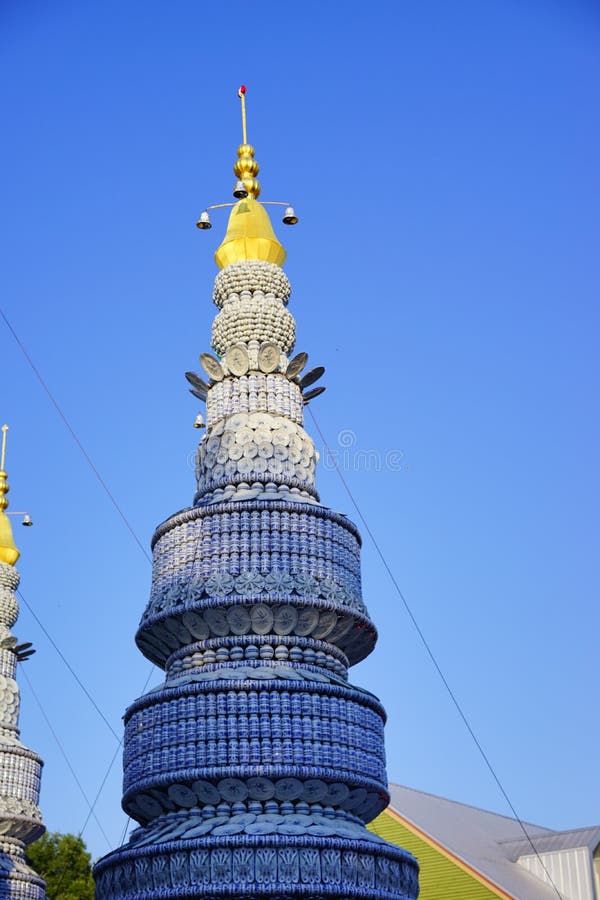 Chinese Colorful Tower Lantern Stock Image - Image of asian, crafts ...