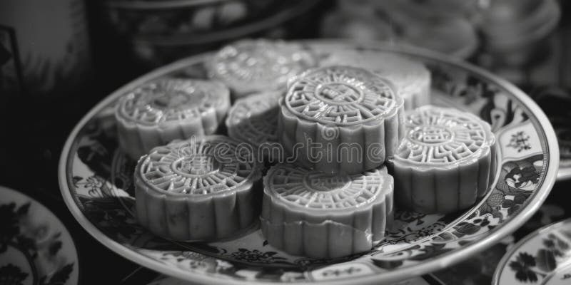 Chinese Cookie Plate stock photo. Image of asian, tradition - 366664868