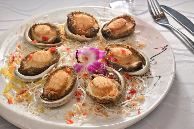 Abalone Awabi seafood stock photo. Image of oyster, vegetable - 237846404