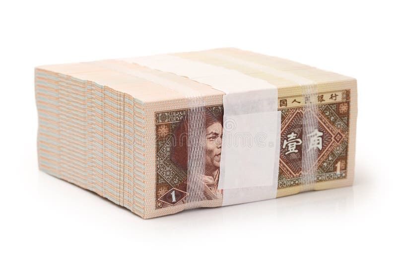 Bill of 5 Wu Jiao, Chinese Currency Stock Photo - Image of chinese ...
