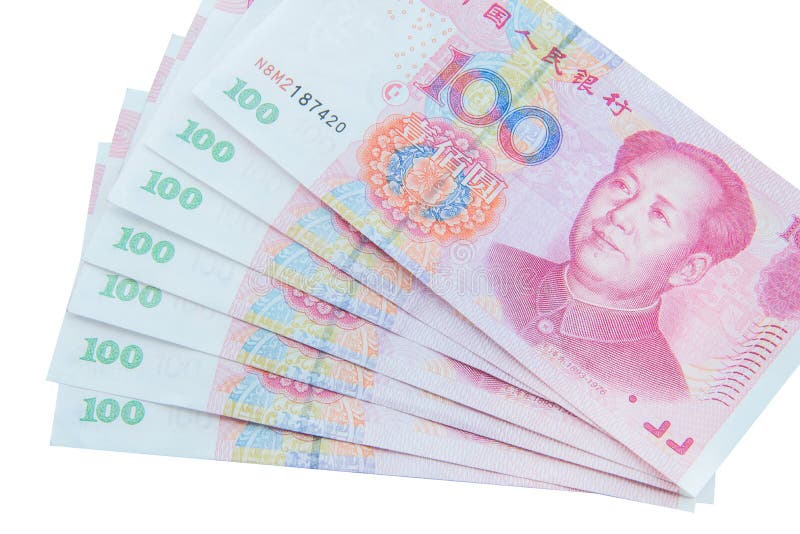 Chinese Currency (renminbi) Stock Photo - Image of number, fortune ...