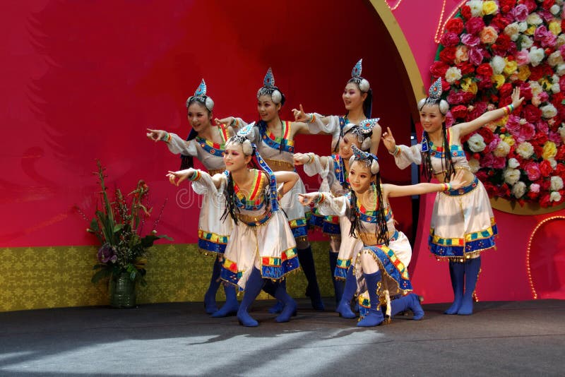 Chinese dance collection editorial stock photo. Image of national ...