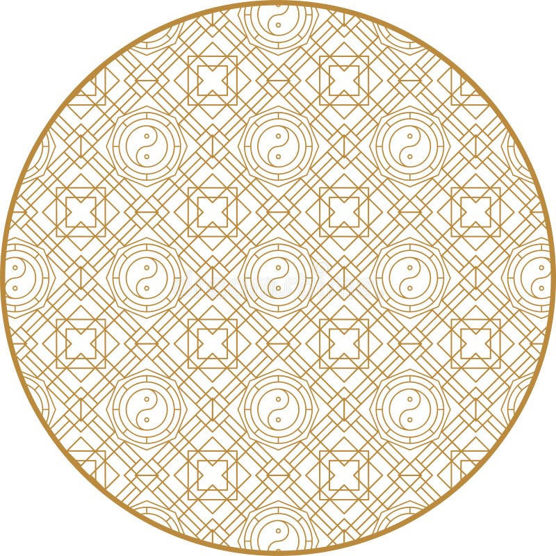 Chinese Decoration Elements. Frame, Border or Tiles with Patterns ...