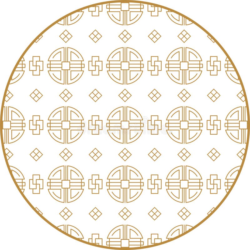 Chinese Decoration Elements. Frame, Border or Tiles with Patterns ...