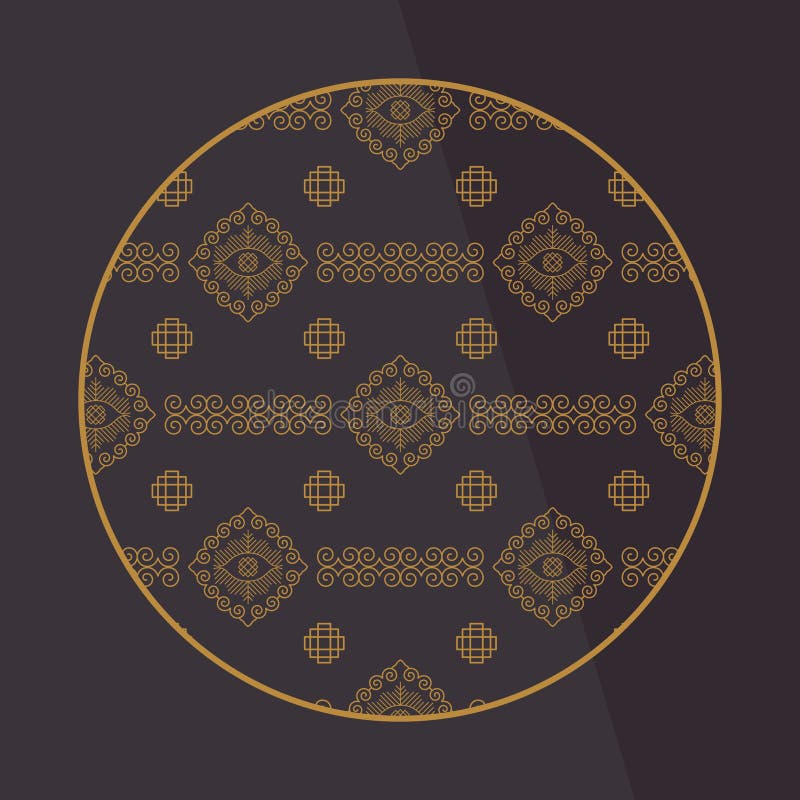 Chinese Decoration Elements. Frame, Border or Tiles with Patterns ...