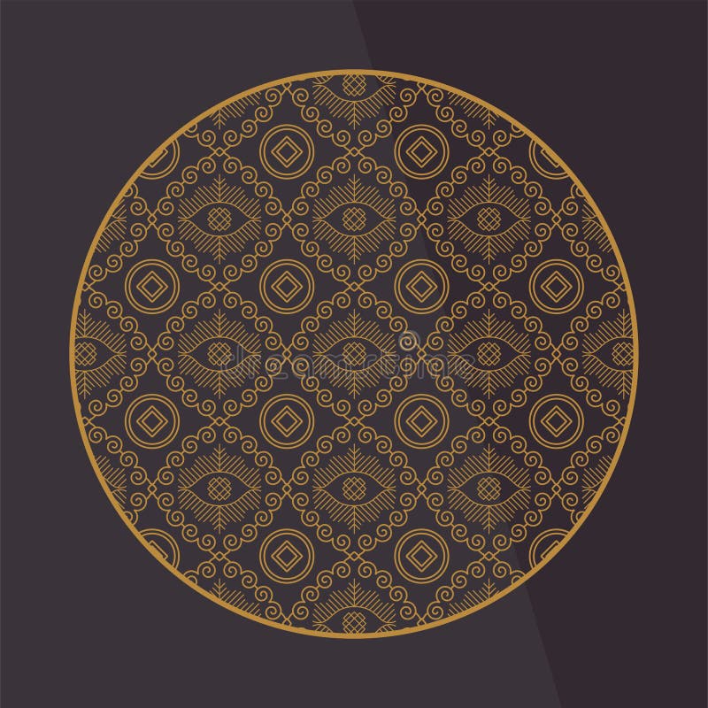 Chinese Decoration Elements. Frame, Border or Tiles with Patterns ...