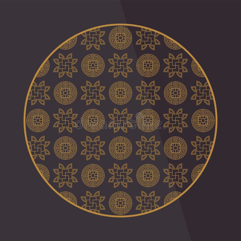 Chinese Decoration Elements. Frame, Border or Tiles with Patterns ...