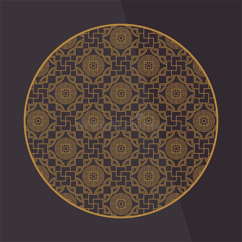 Chinese Decoration Elements. Frame, Border or Tiles with Patterns ...