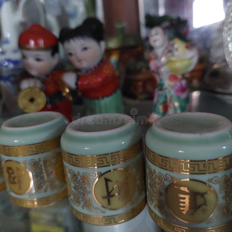 Chinese Decorative Cup for Drinking Tea during Chinese New Year ...