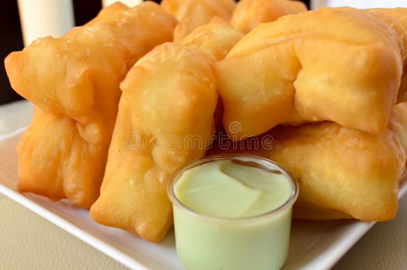 Chinese Deep Fried Dough Sticks Stock Image - Image of bakery ...