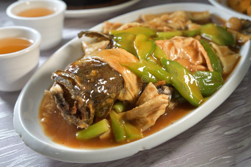 Chinese Deep Fried Fish Bitter Melon Stock Image - Image of corn ...