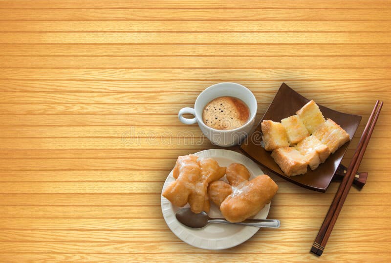 Chinese Deep-fried, Toast, Butter Milk, Sugar Stock Photo - Image of ...