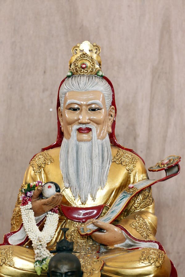 Chinese deities statue. stock photo. Image of protection - 30464022
