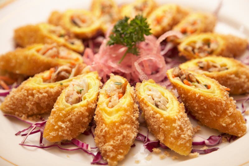 Lavish Food Display stock image. Image of salmon, fish - 5557503