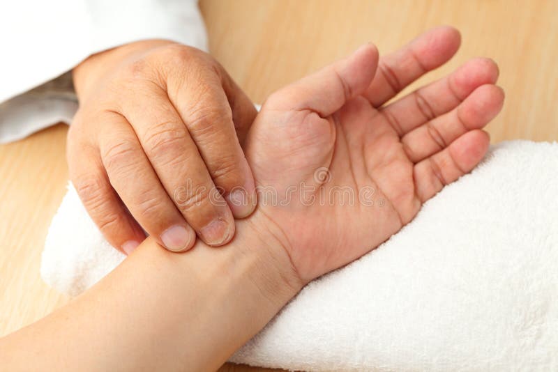 Chinese Doctor Diagnose Pulse of Patient Stock Photo - Image of medical ...