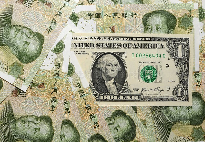 Chinese Dominance - USD-Yuan II. Stock Photo - Image of currency ...