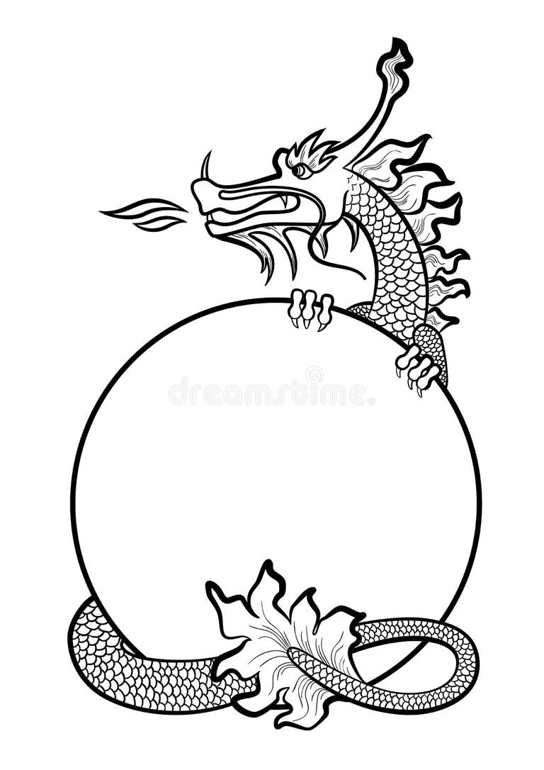 Chinese Dragon Emblem Stock Illustrations – 5,813 Chinese Dragon Emblem ...