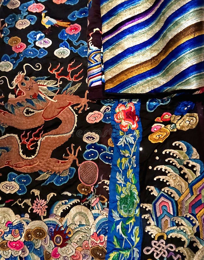 Patterns Of Clothing Located On Drawings Stock Photo - Image of white ...