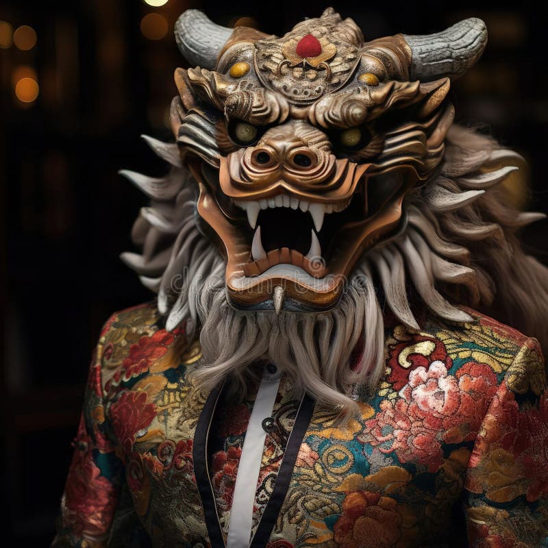 Chinese dragon in costume stock image. Image of celebration - 299417785