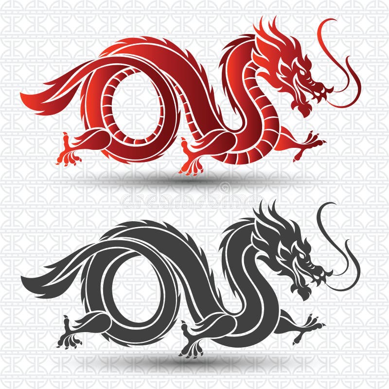 Chinese Dragon stock vector. Illustration of icon, china - 71460065