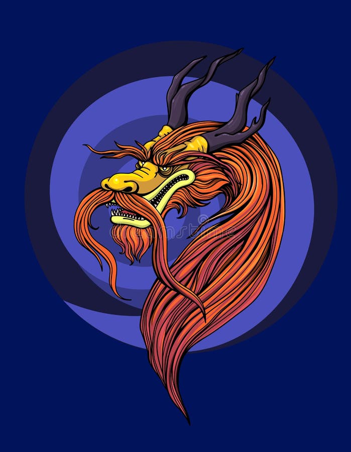 Chinese Dragon, Mythical Monster, Yormungand Stock Vector ...