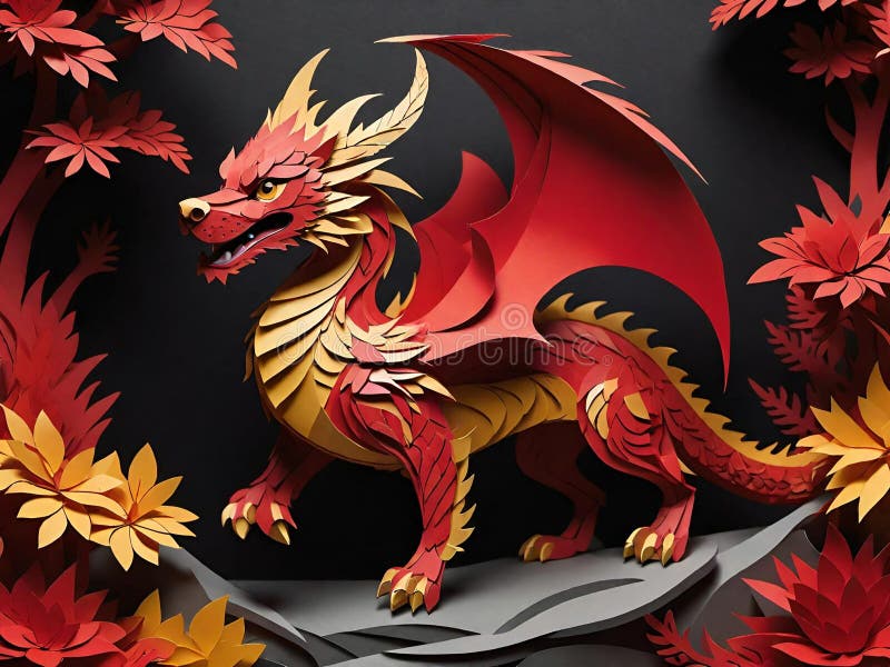 Chinese Paper Dragon Stock Illustrations – 16,643 Chinese Paper Dragon ...