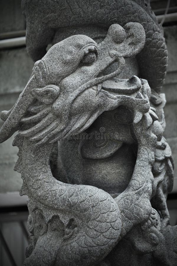Chinese dragon statue stock photo. Image of exotic, luck - 26110116