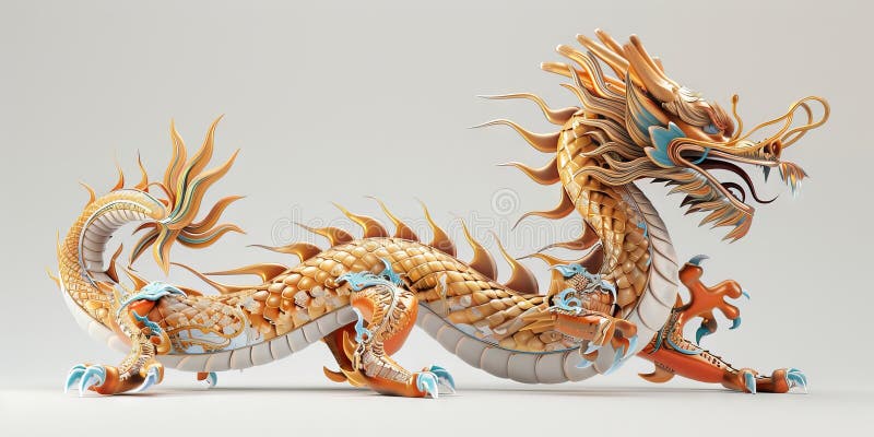 The Chinese Dragon: Symbol of Power and Prestige Stock Photo - Image of ...