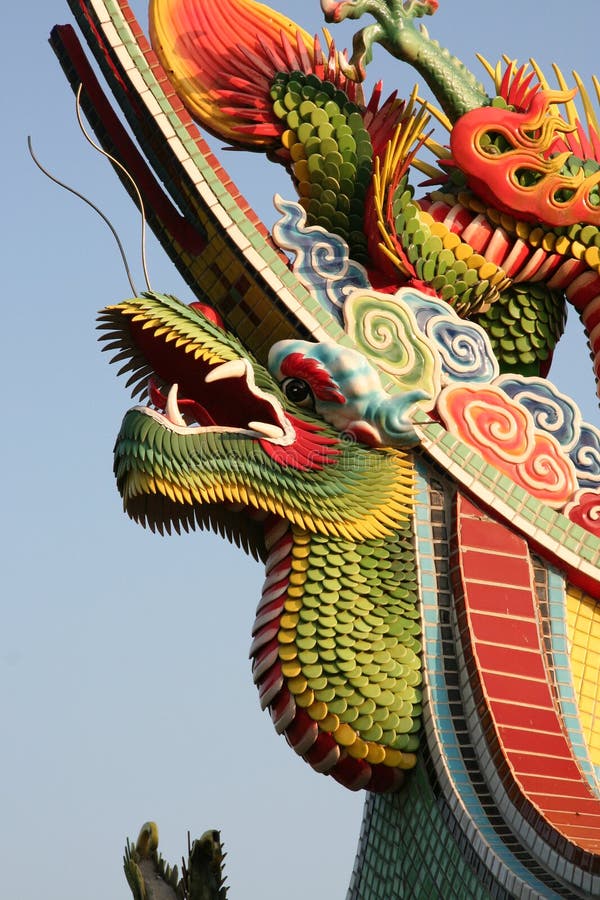 Chinese draken stock afbeelding. Afbeelding bestaande uit dynastie ...