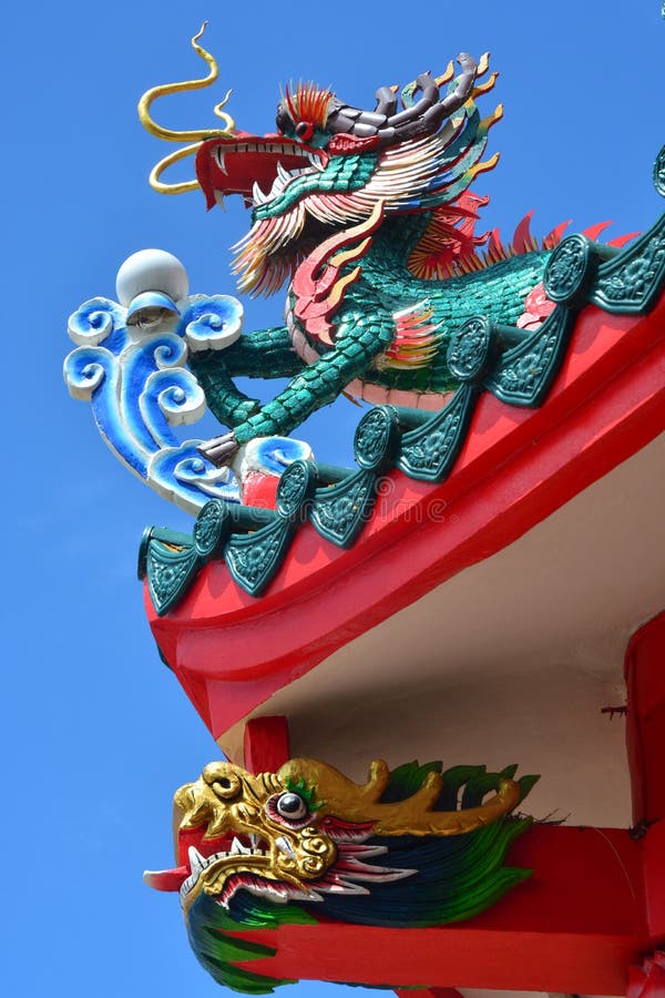 Chinese Draken stock afbeelding. Afbeelding bestaande uit azië - 55801249