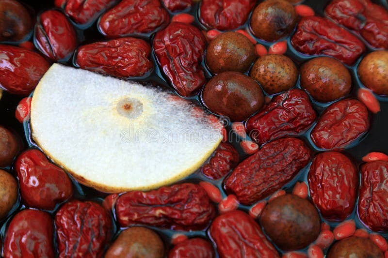 Chinese Drink Red Jujube Pear Stock Photo - Image of health, dates ...