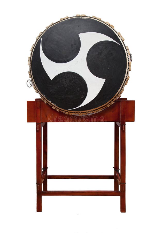 Chinese drum stock illustration. Illustration of sound - 7395158