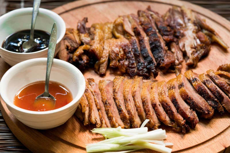 Duck dinner stock photo. Image of delicious, poultry - 31615994