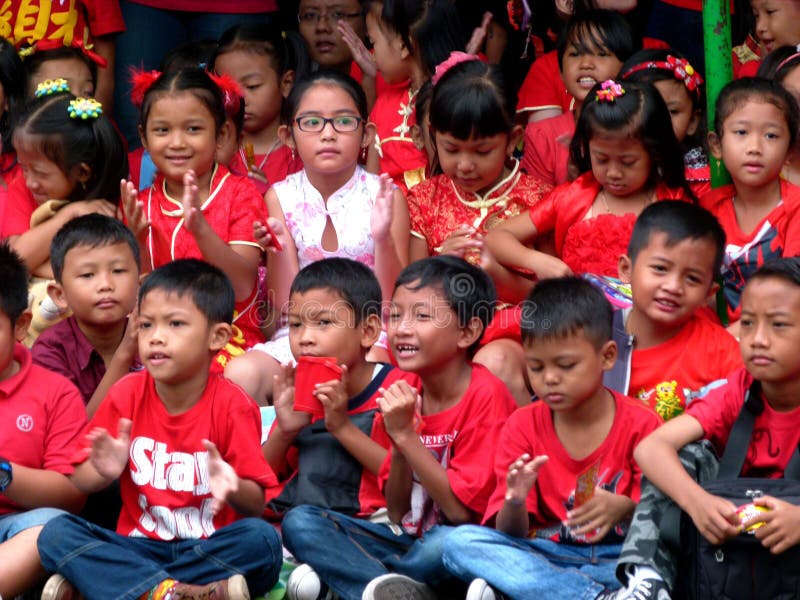 Elementary Chinese Applauding Stock Image - Image of class, learners ...