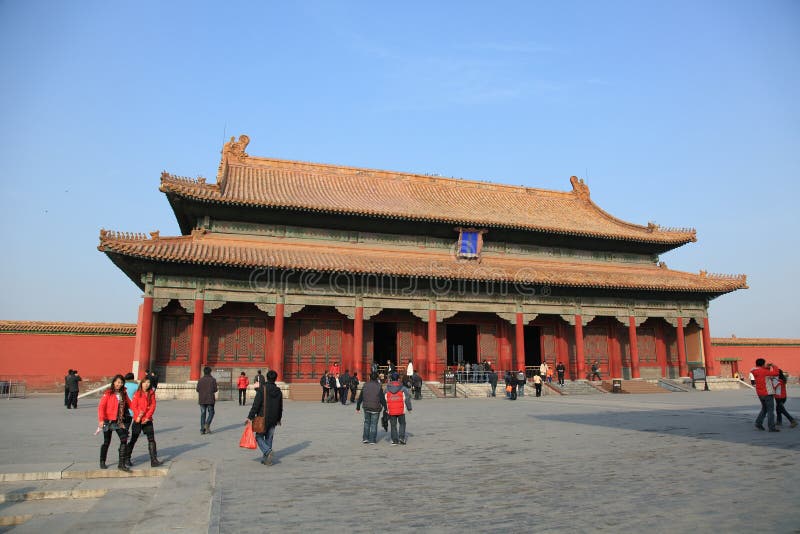 Chinese Emperor Residence in Beijing Editorial Photography - Image of ...