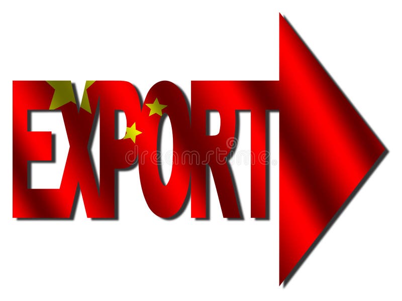 Chinese export text stock illustration. Illustration of flag - 10436143